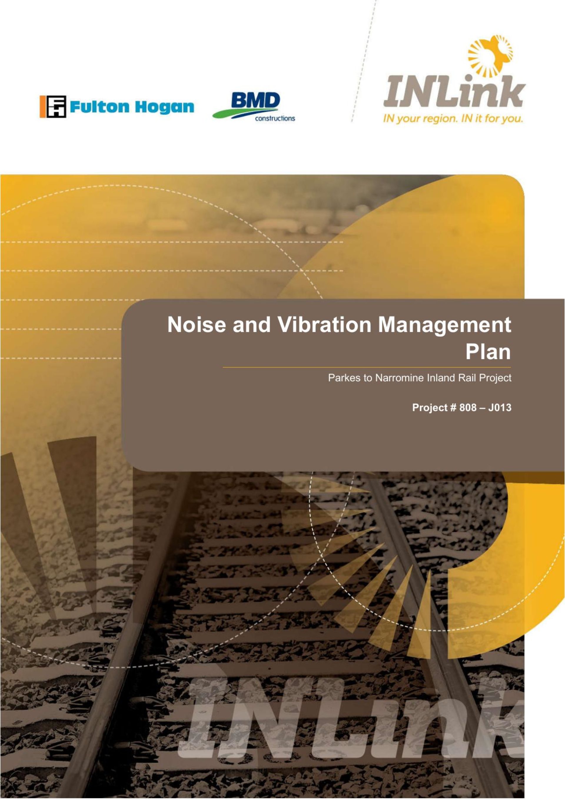 Parkes to Narromine noise and vibration management plan May 2020 ...