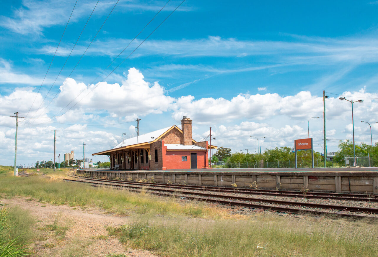 Moree Station site investigation works - Inland Rail
