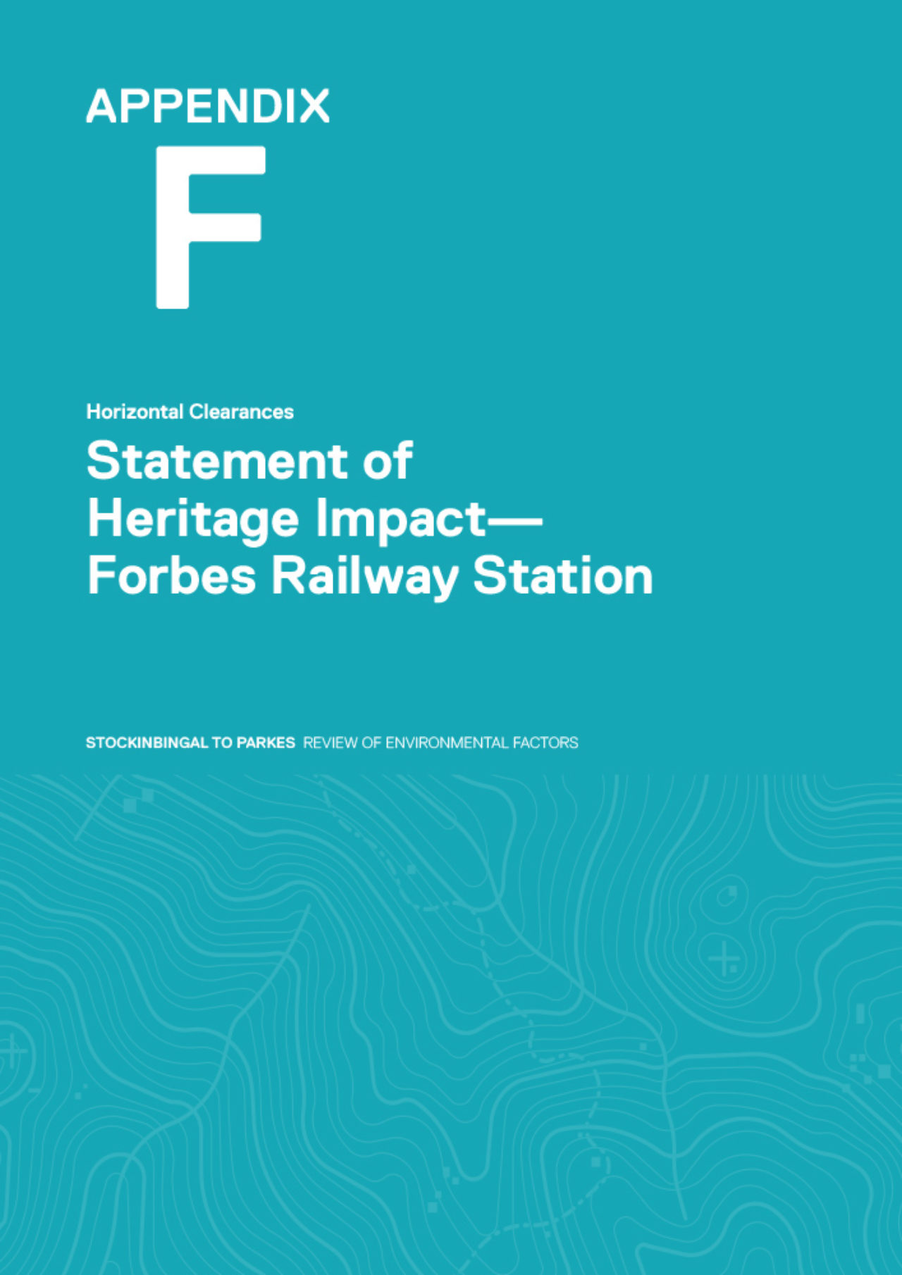 Stockinbingal to Parkes Review of Environmental Factors Horizontal ...