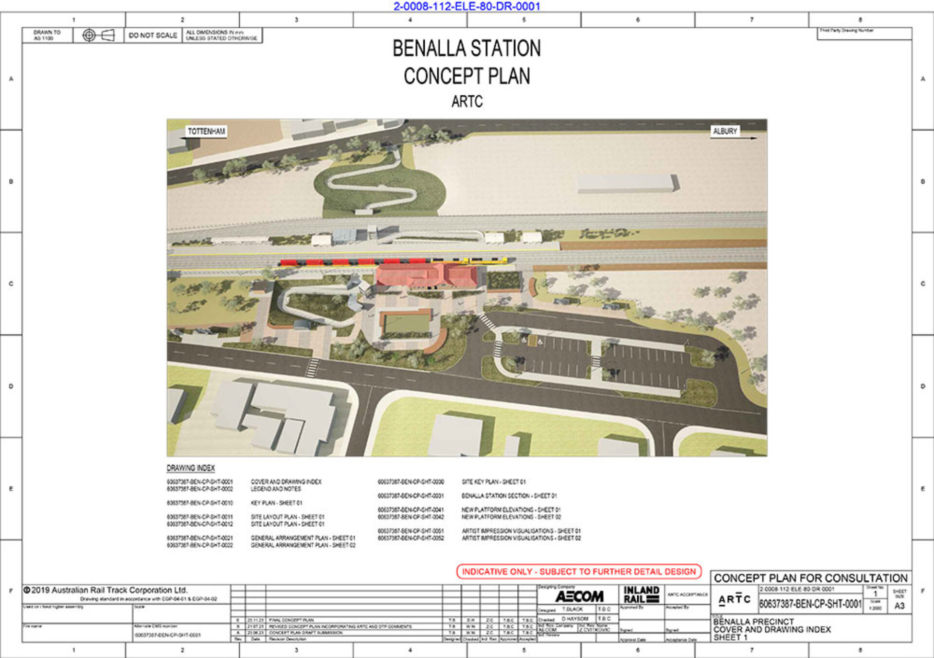 Benalla Station Precinct Concept Plan - Inland Rail