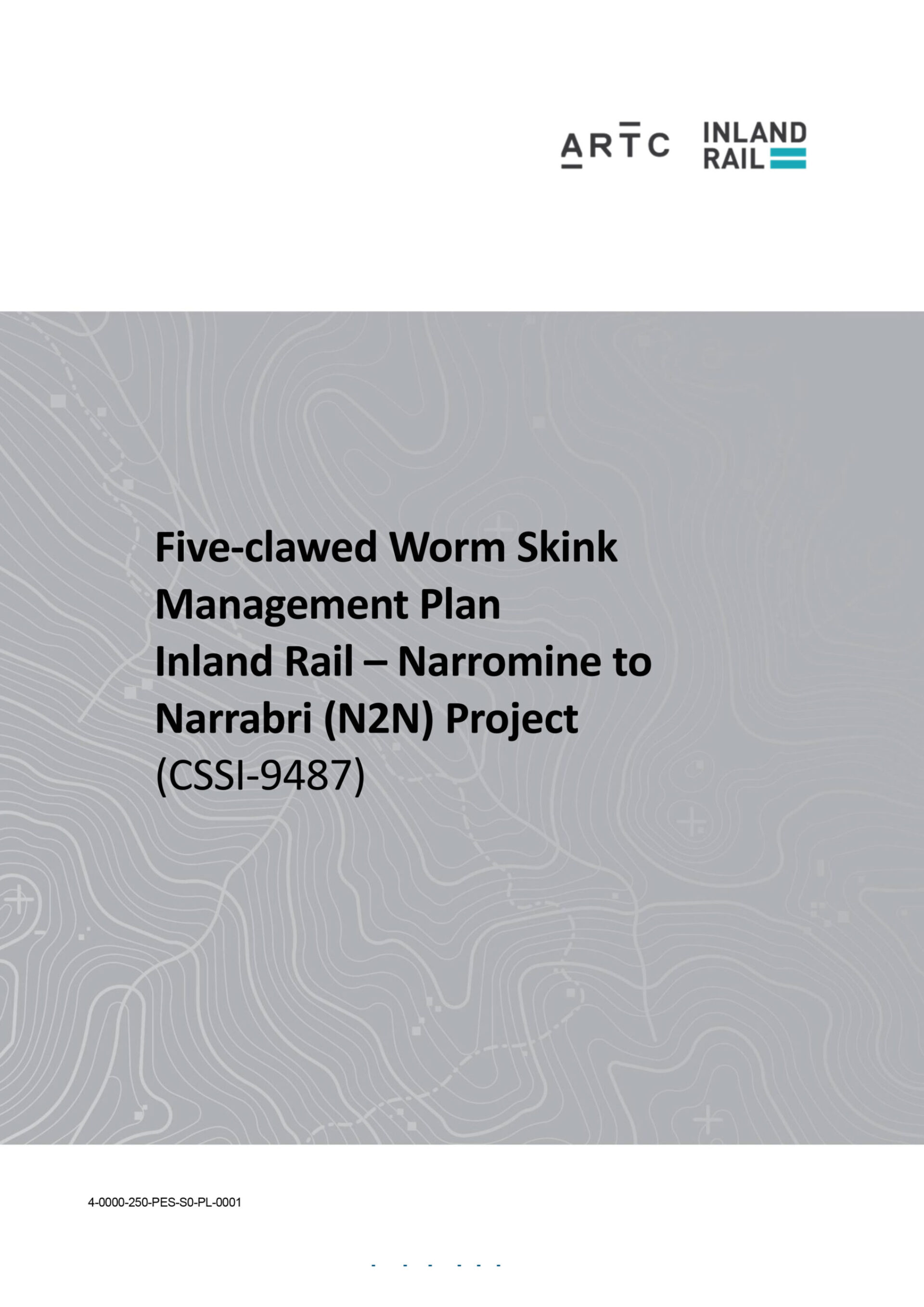 Narromine to Narrabri: Five-clawed Worm Skink - Inland Rail Narromine to Narrabri: Five-clawed Worm Skink - Inland Rail