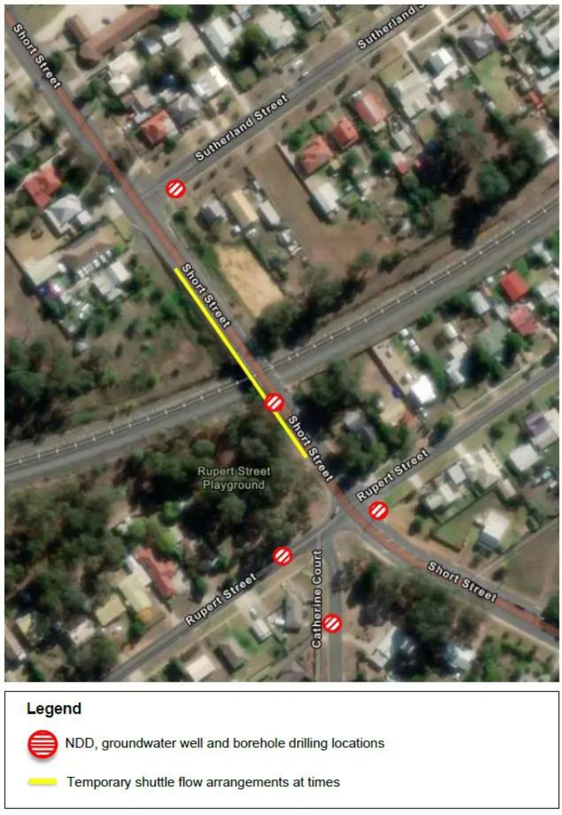 Broadford, Short St: Works Jun–Aug 2024 - Inland Rail