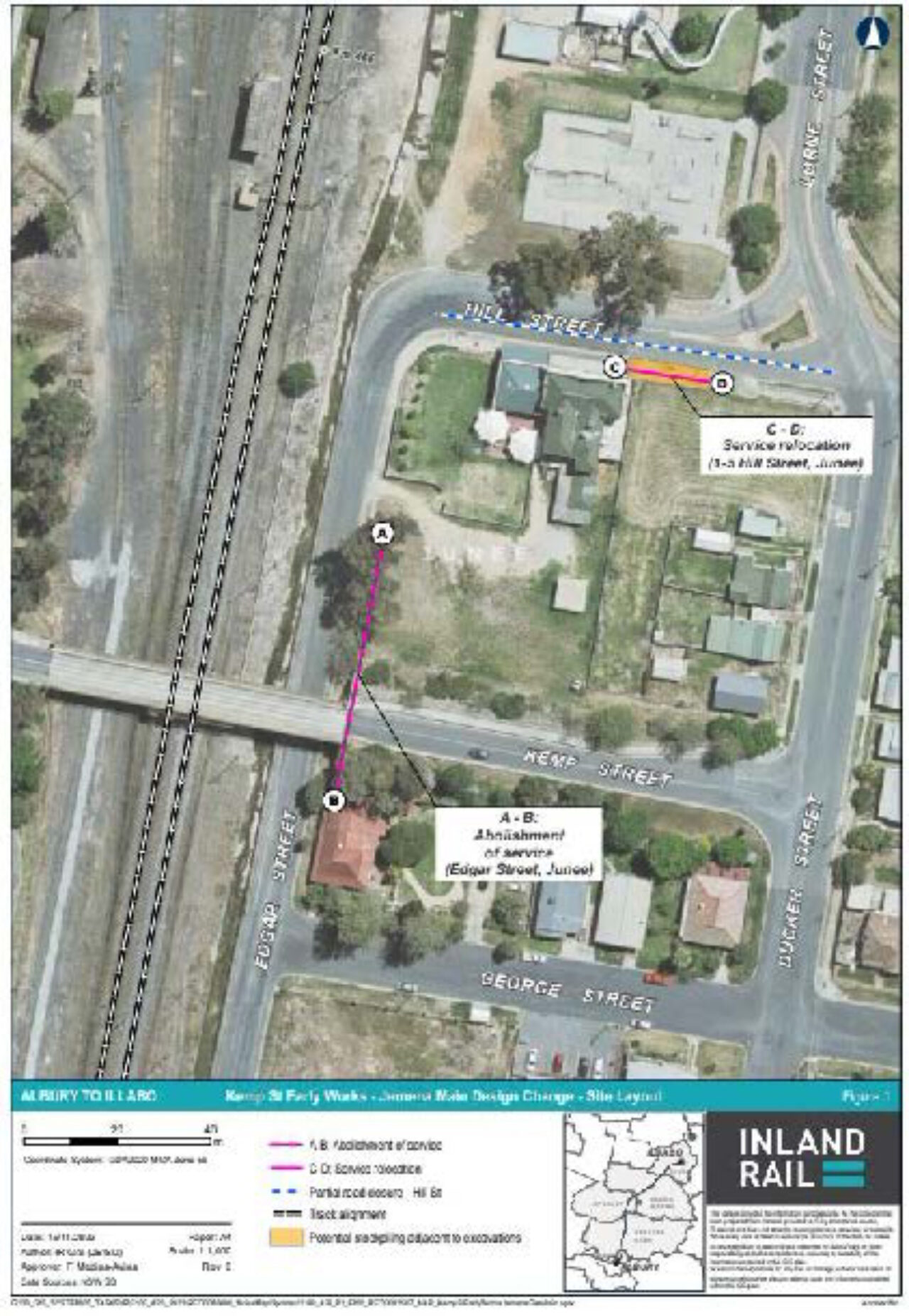 Junee Night Works: Gas Services Relocations, July - Inland Rail