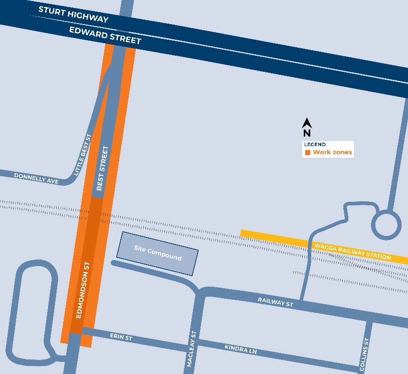 Site Establishment & Work, Wagga Wagga, Feb 2025 - Inland Rail