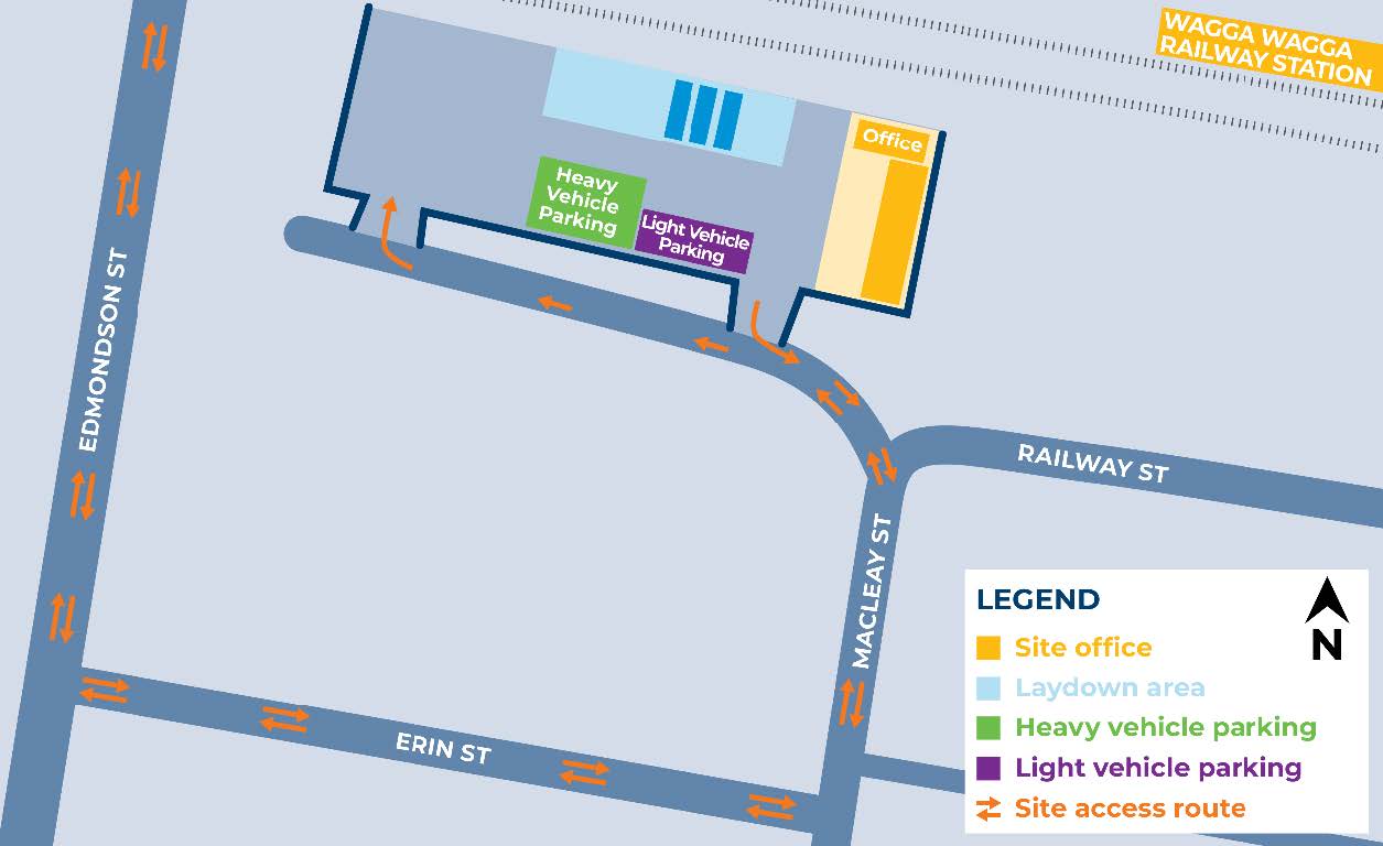 Site Establishment & Work, Wagga Wagga, Feb 2025 - Inland Rail