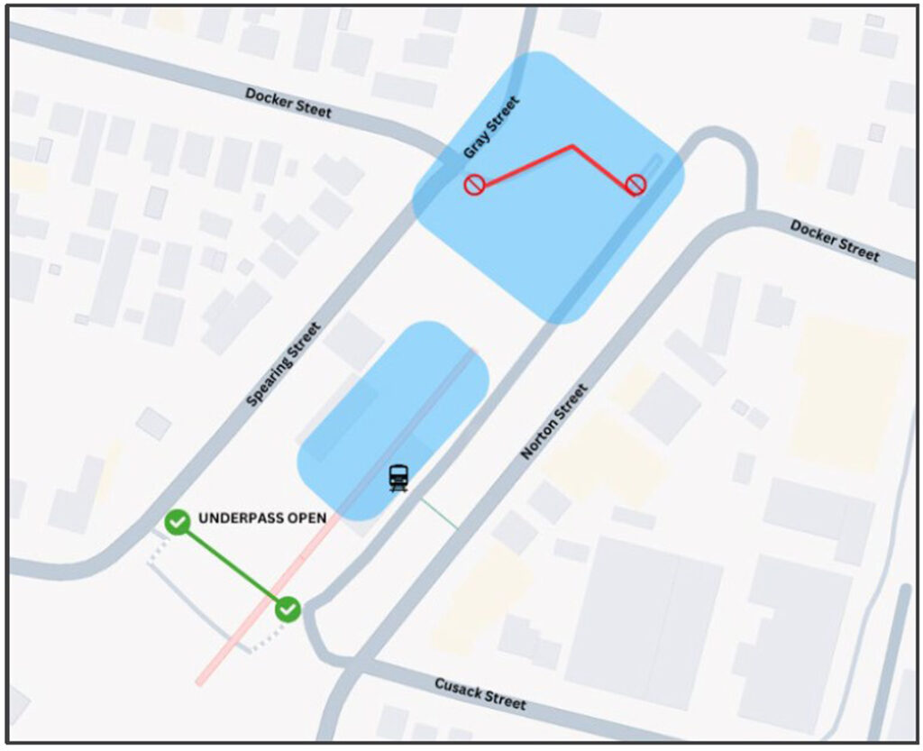 Wangaratta: Station Precinct works, March 2025- Inland Rail