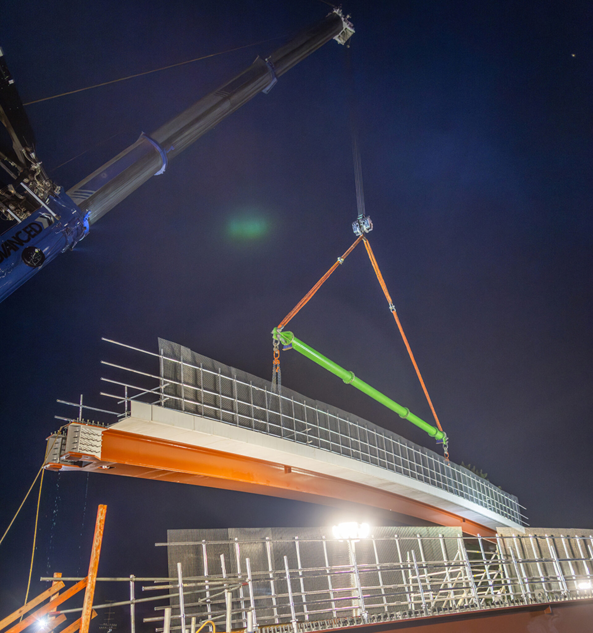 New Broadford bridge begins to take shape - Inland Rail