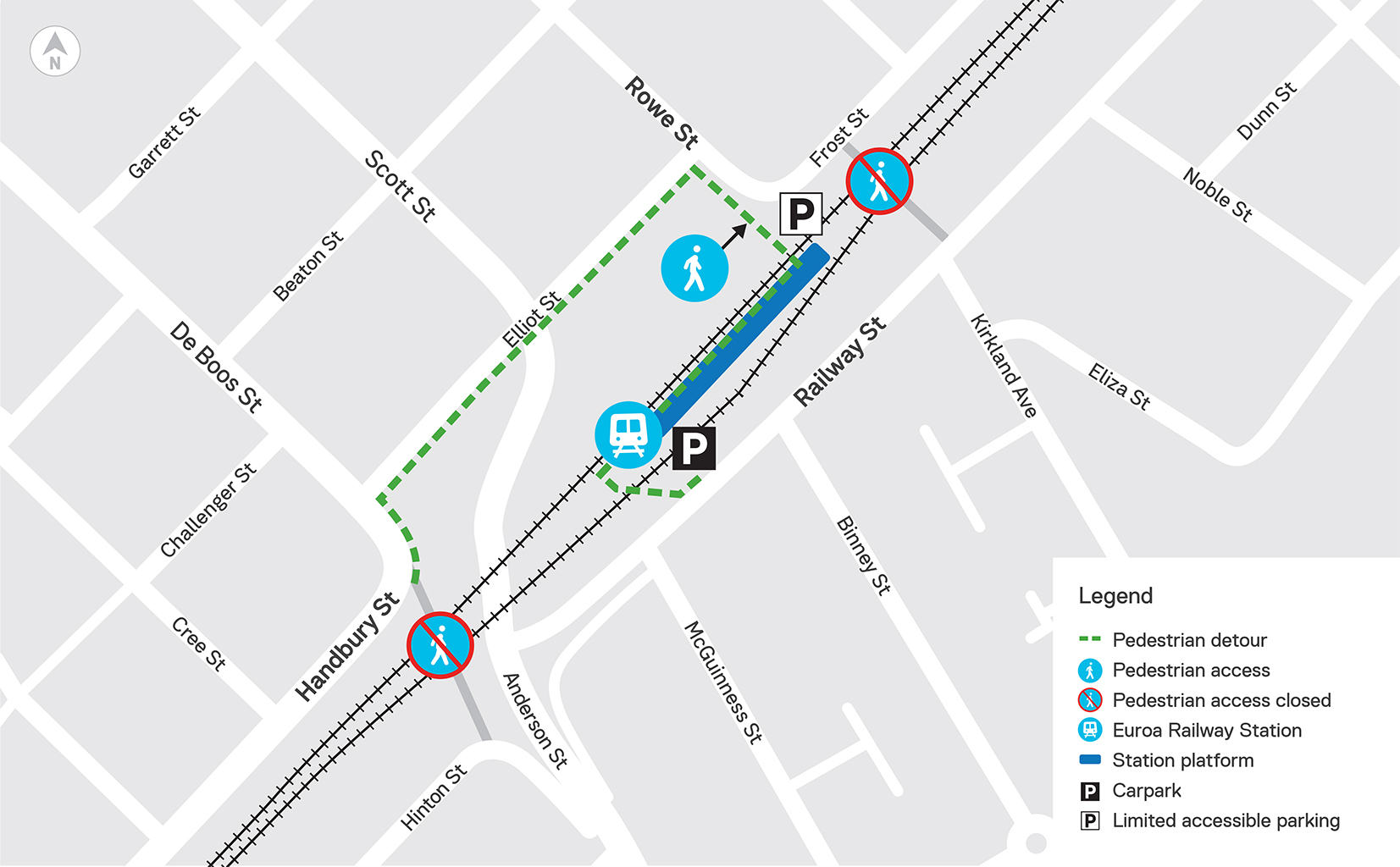 Euroa, Victoria Traffic Changes 2025 - Inland Rail