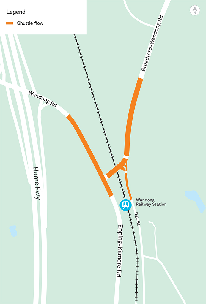 Wandong, Victoria Traffic Changes 2025 - Inland Rail