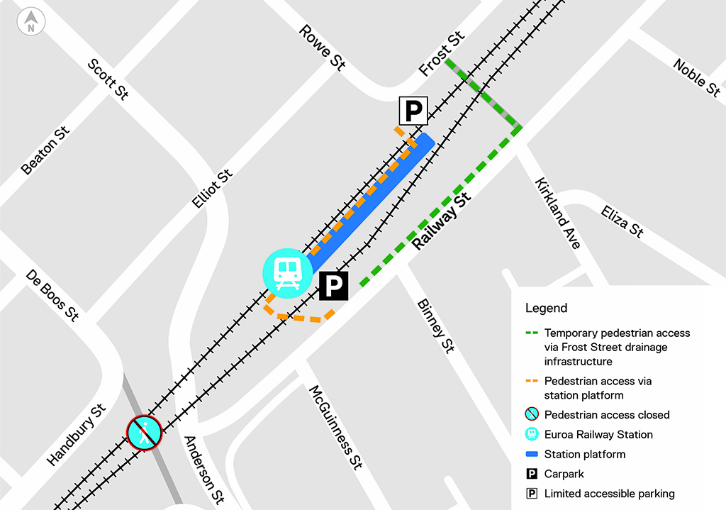 Euroa, Victoria Traffic Changes 2025 - Inland Rail