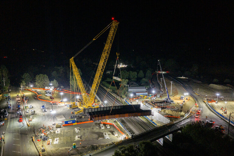 Inland Rail Victoria: New Wandong bridge installed - Inland Rail