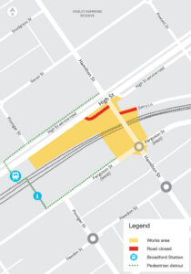 Broadford, Victoria Traffic Changes 2026 - Inland Rail